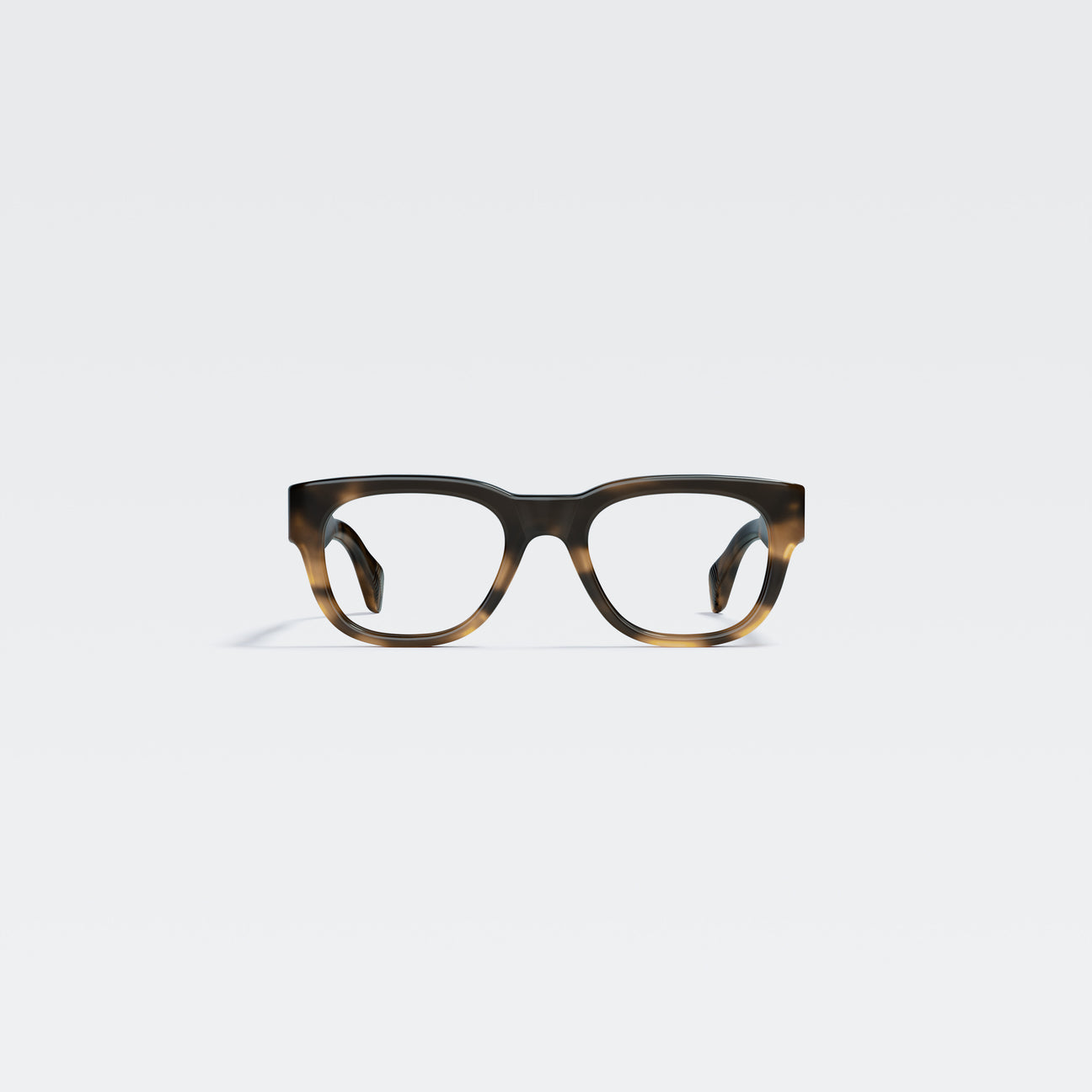 Kember: Square glasses with bent lugs | Cubitts